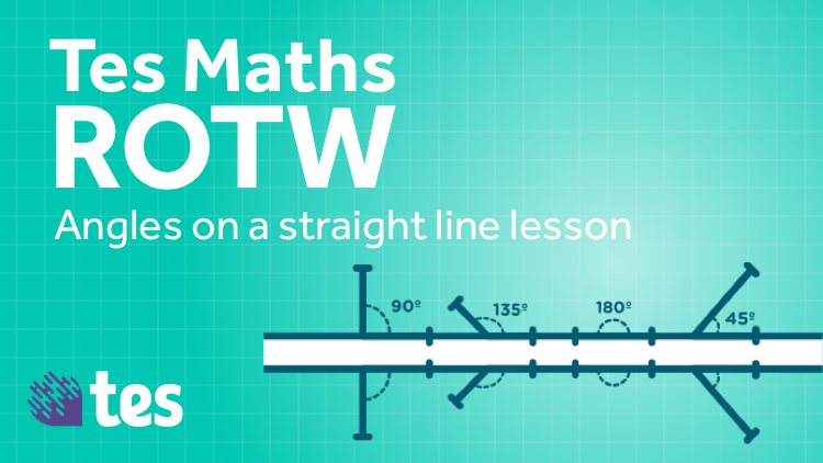 Angles on a Straight Line lesson - Mr Barton Maths Podcast