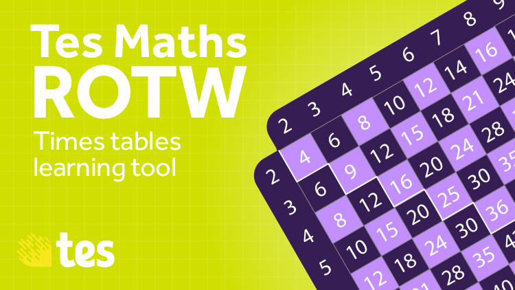 Times tables learning tool: TES Maths Resource of the Week - Mr Barton ...